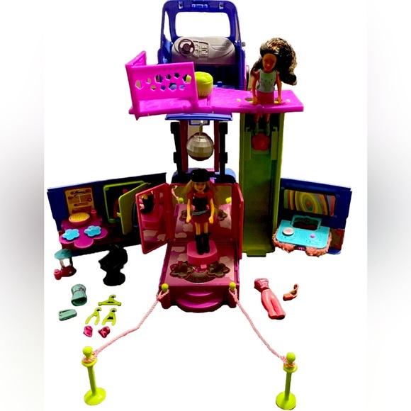 Mattel | Toys | Vtg 204 Mattel Polly Pocket Club Groove Partay Bus ...